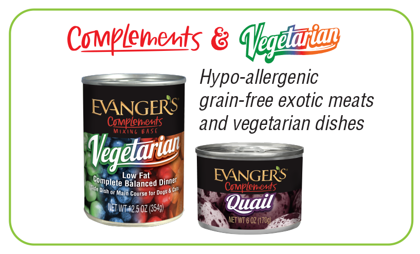 Evanger’s Complements: The Perfect Choice Foods for Pets with Allergies ...