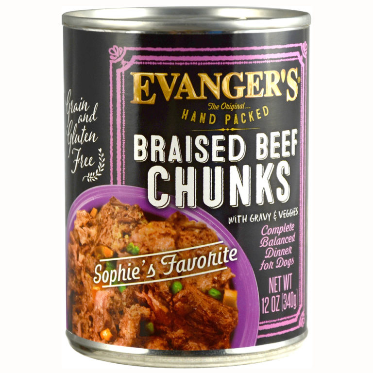 Braised Beef Chunks with Gravy – packed by hand! – Evanger's Dog & Cat ...
